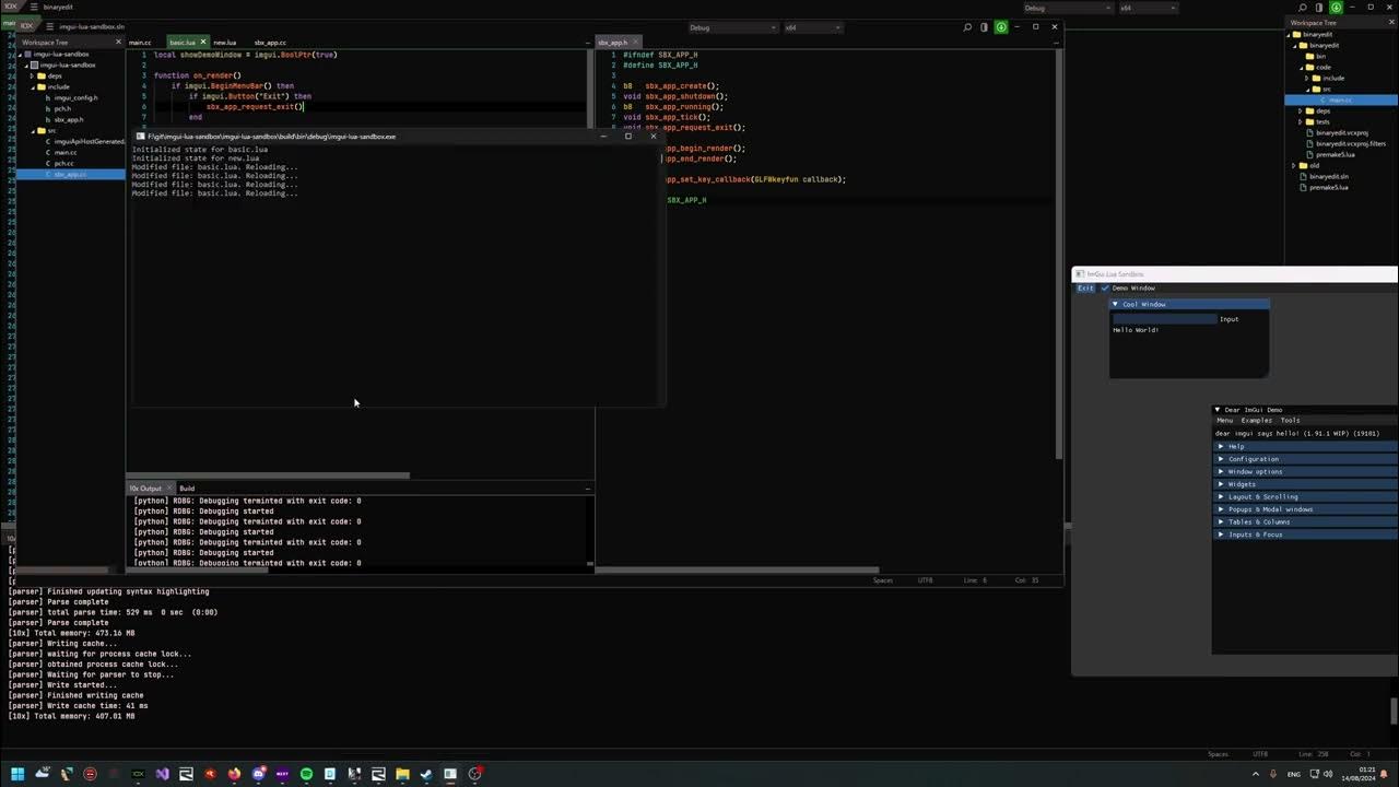 ImGui Lua Sandbox Project - YouTube