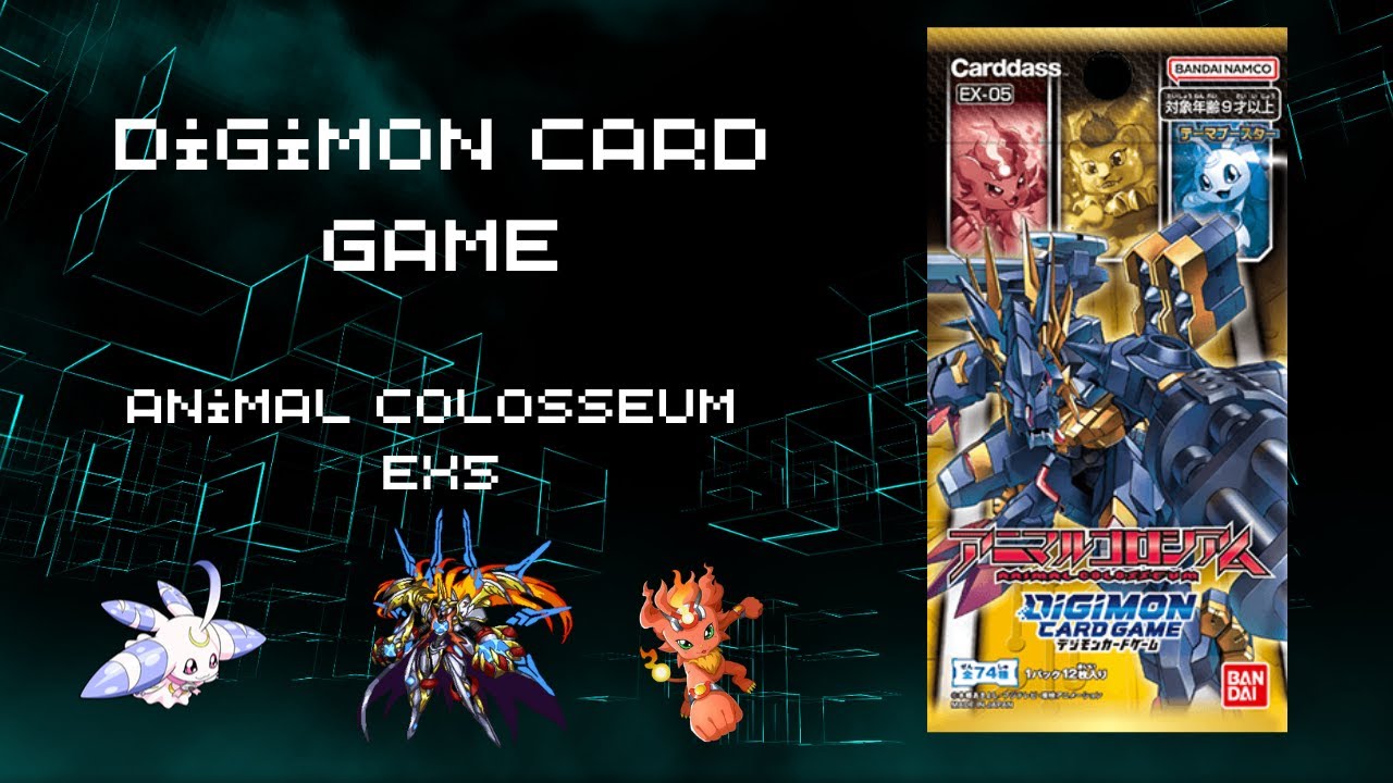 Digimon Card Game - Animal Colosseum EX5 Pre Analisis - YouTube