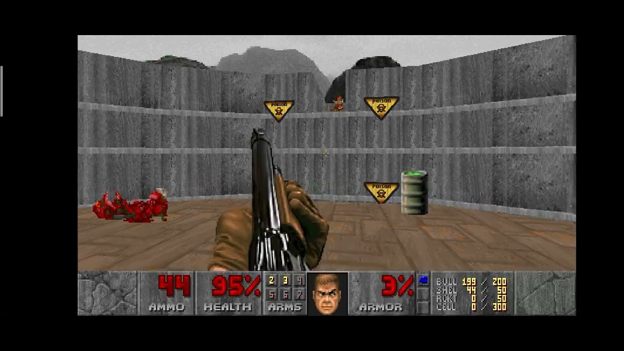 Doom 1 android keyboard and mouse gameplay - YouTube