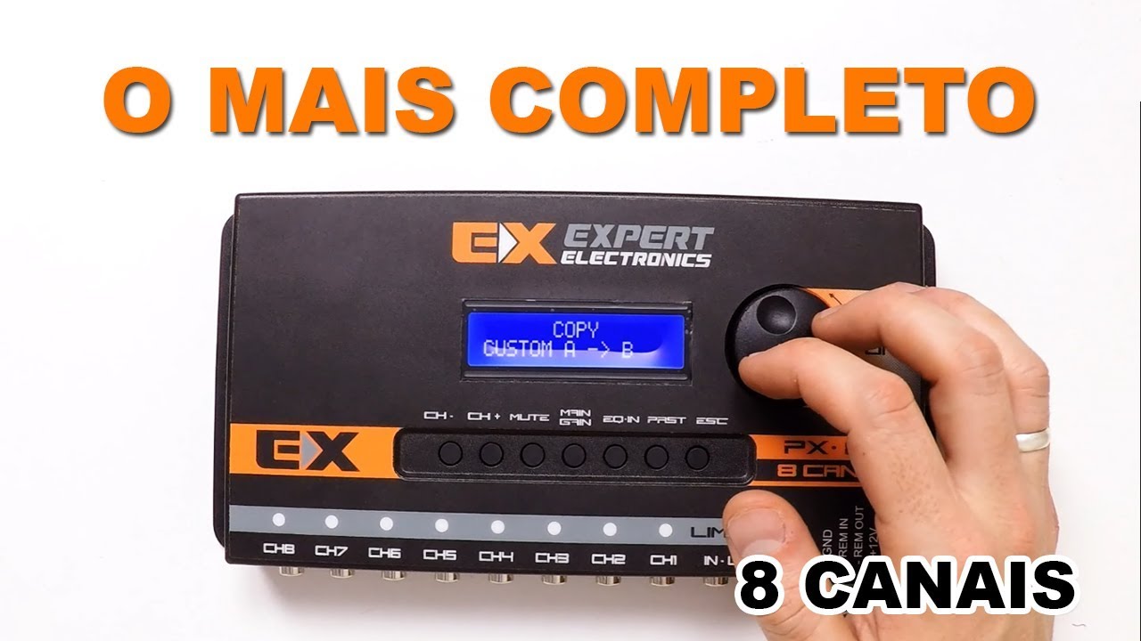 | LANÇAMENTO | PX8.2 - 8 Canais | Expert Electronics - YouTube