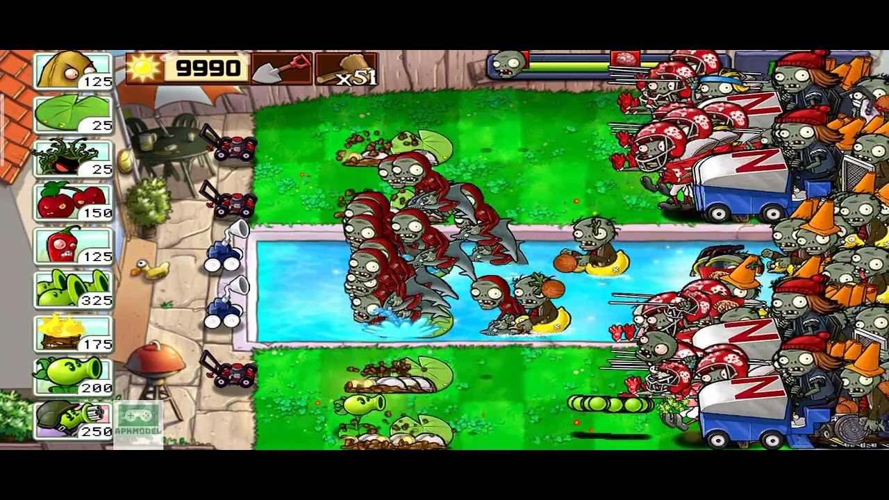 Plants vs Zombies Pvz Gameplay Mod 4kVideo #403 pvz(1) - YouTube
