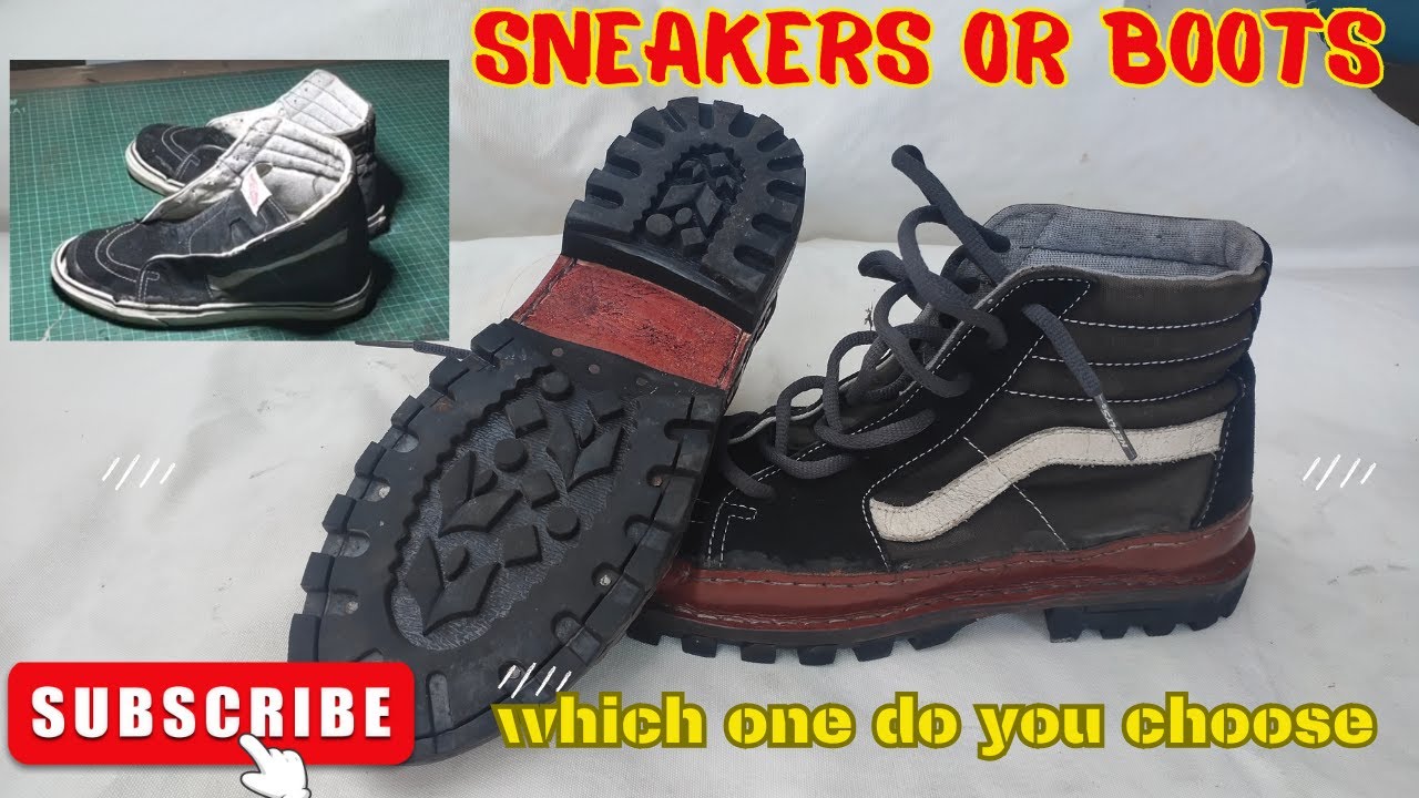 restoration sepatu Vans dengan tampilan baru - YouTube