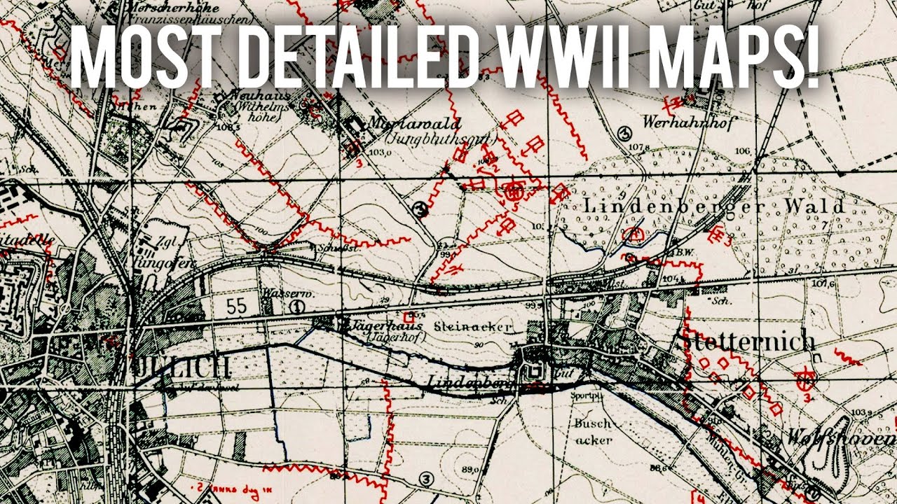 Rare World War II Maps Archive Material - YouTube