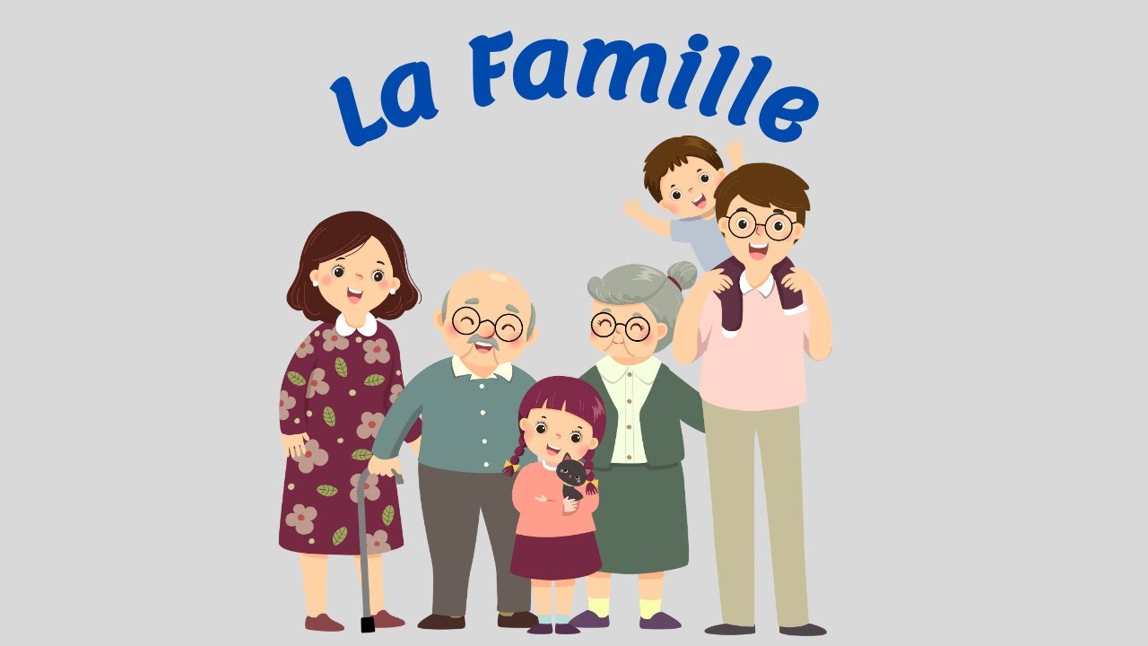 La famille | Vocabulaire Français | Learn French | My Family | Vidéo ...