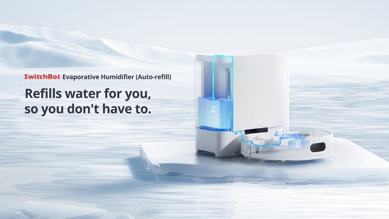 SwitchBot Evaporative Humidifier (Auto-refill) | Refills water for you ...