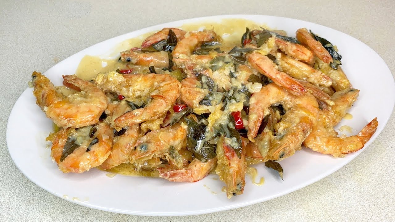 EASY CREAMY BUTTER PRAWN | HOW TO MAKE CREAMY BUTTER PRAWN | CHINESE ...