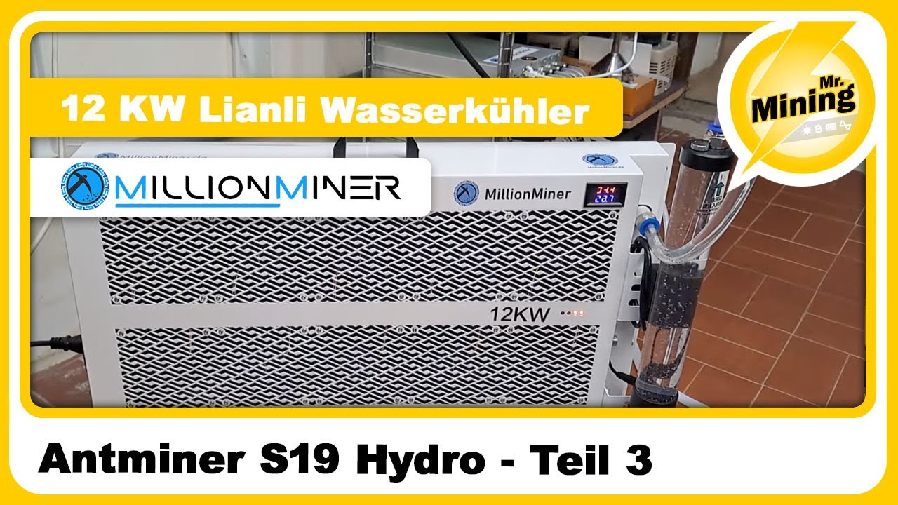 Antminer S19 pro 💧hydro💧 BTC miner mit 186 ths, jetzt macht mining endlich Sinn:-)v ...