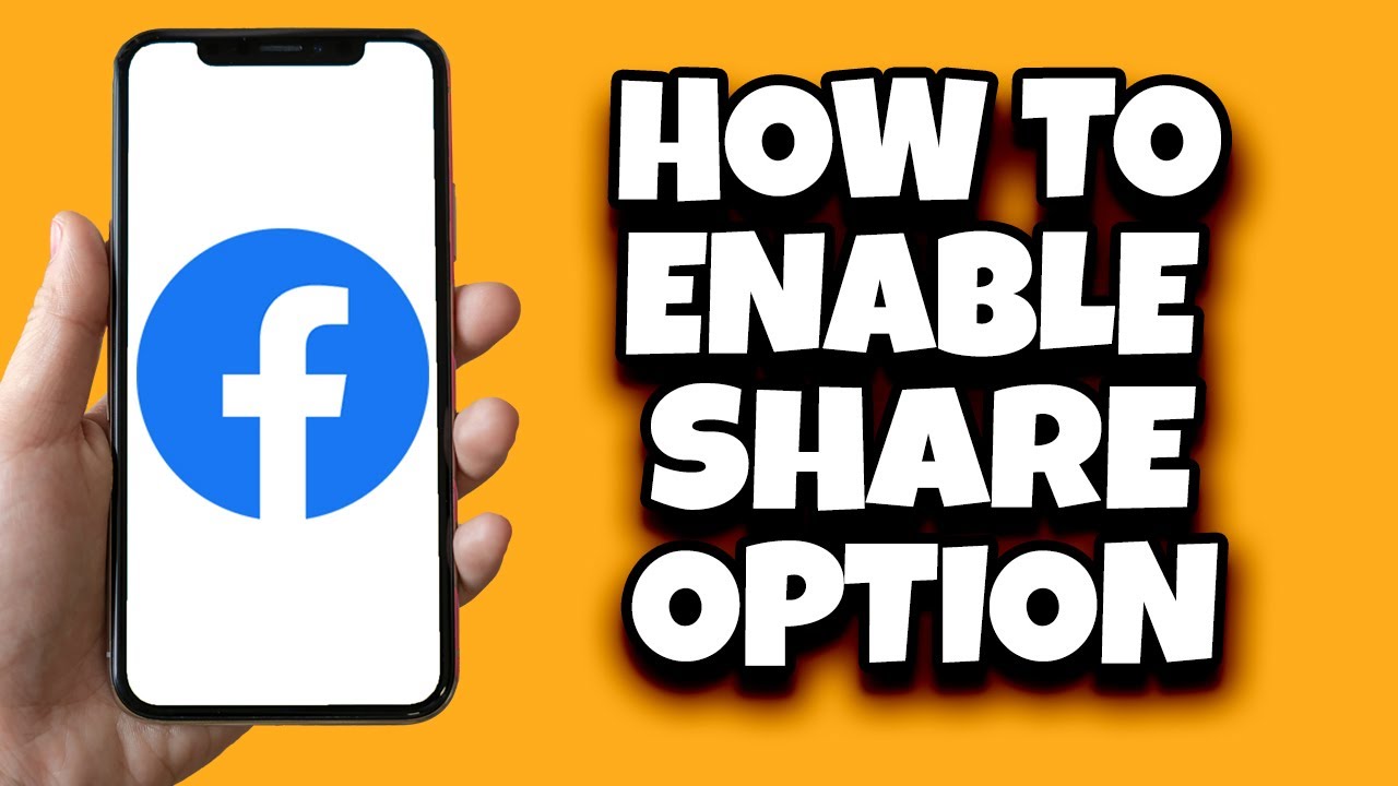 How To Allow Share Option On Facebook Post (Quick Guide) - YouTube