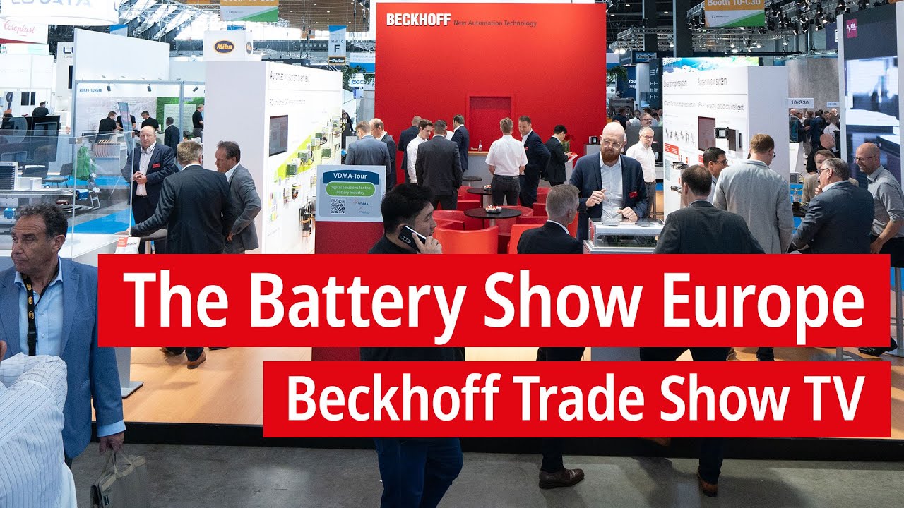 The Battery Show Europe 2024: Beckhoff Trade Show TV - YouTube