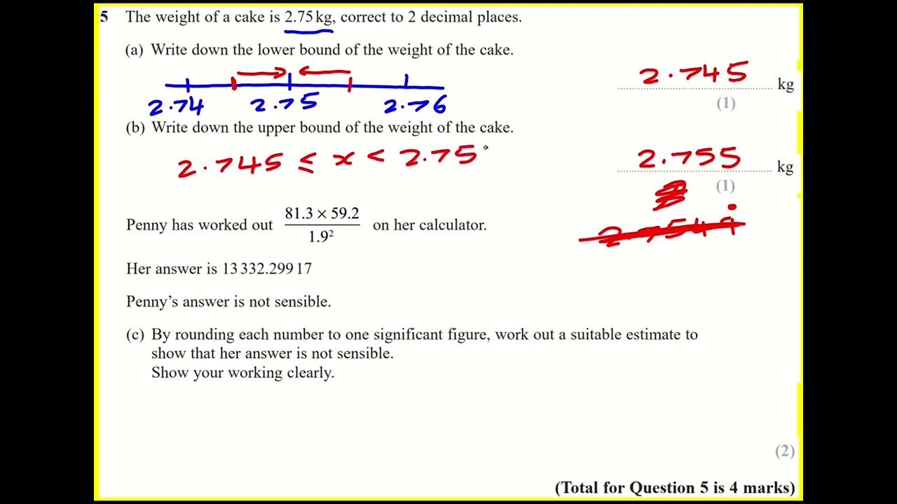 IGCSE Edexcel Jan 2023 2H q5 (Maths: higher tier past paper) - YouTube
