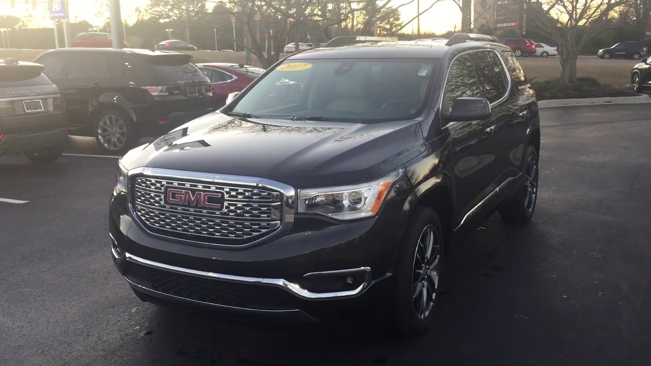 PW191109 2017 GMC Acadia Denali - YouTube