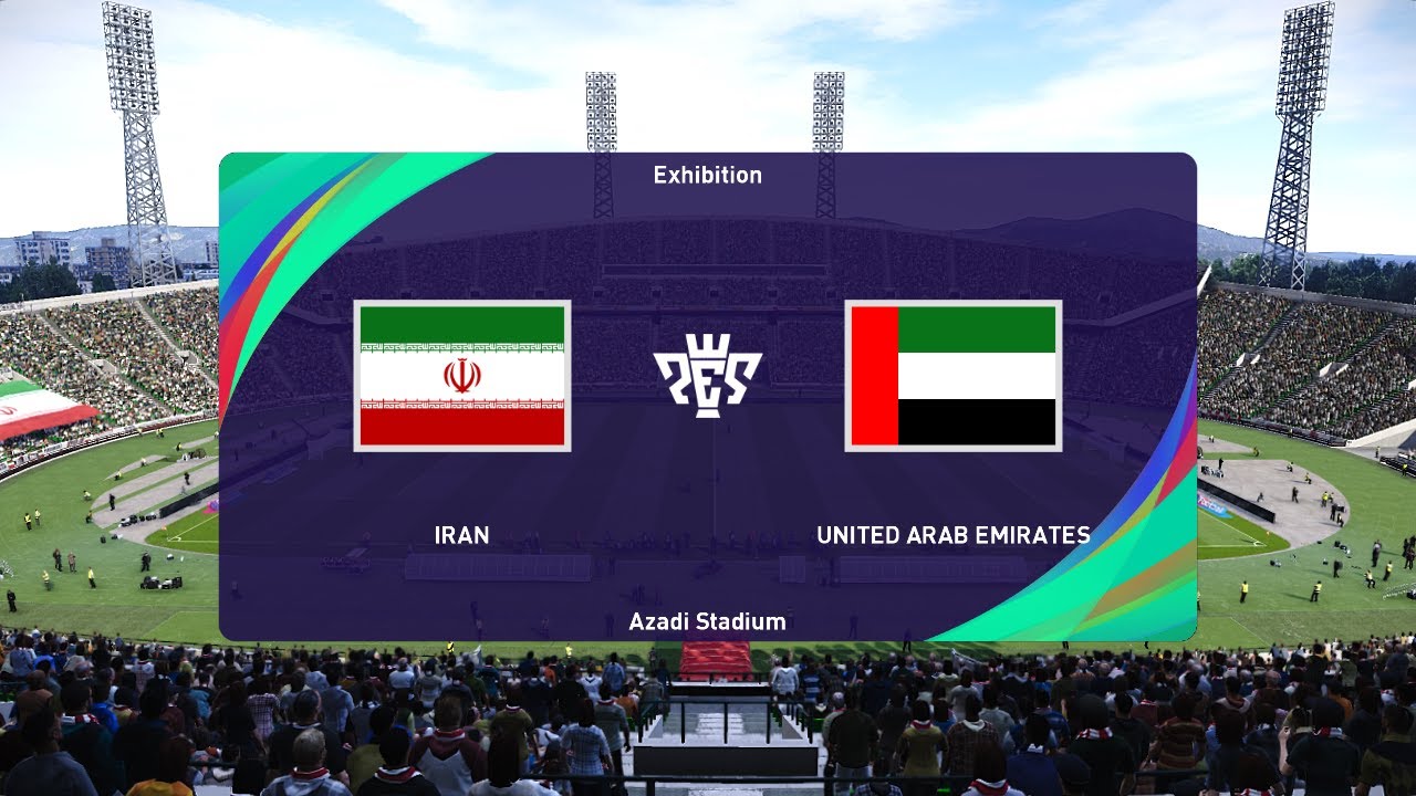 Iran vs United Arab Emirates (23/01/2024) AFC Asian Cup PES 2021 - YouTube