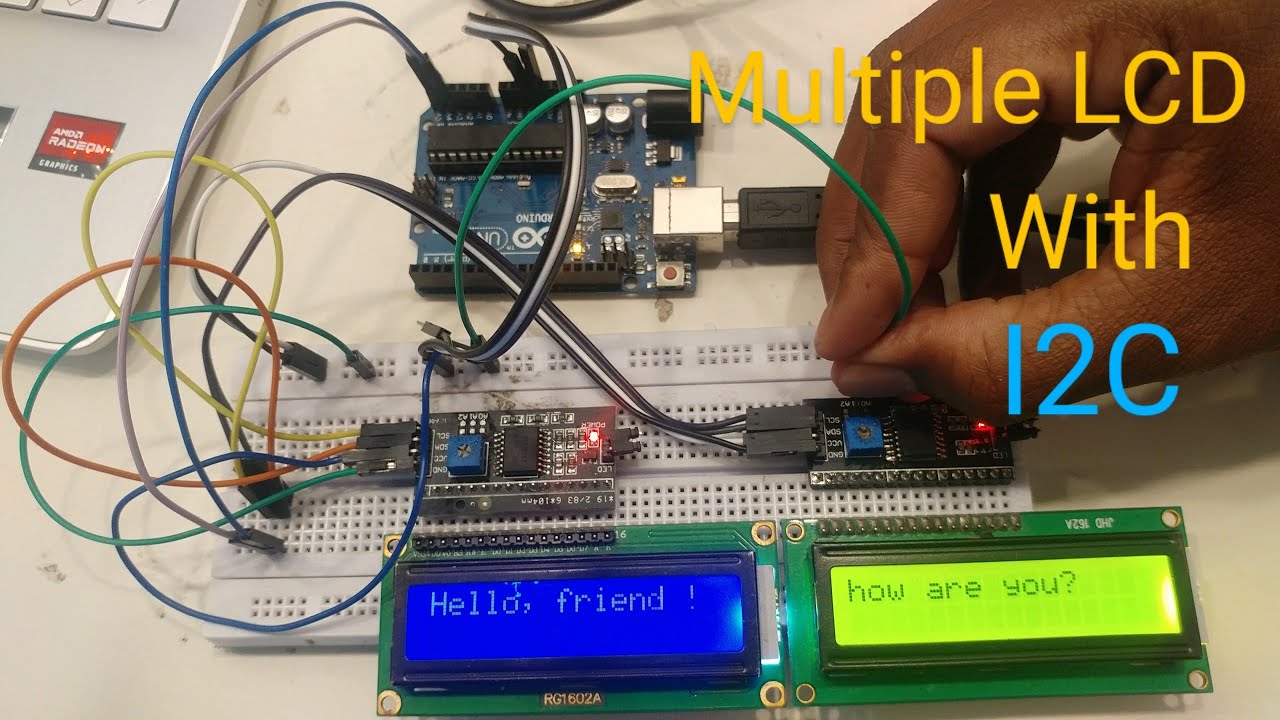 I2clcd Arduino Programming With I2c Protocol Simple Project Explanation In Tamil Easy