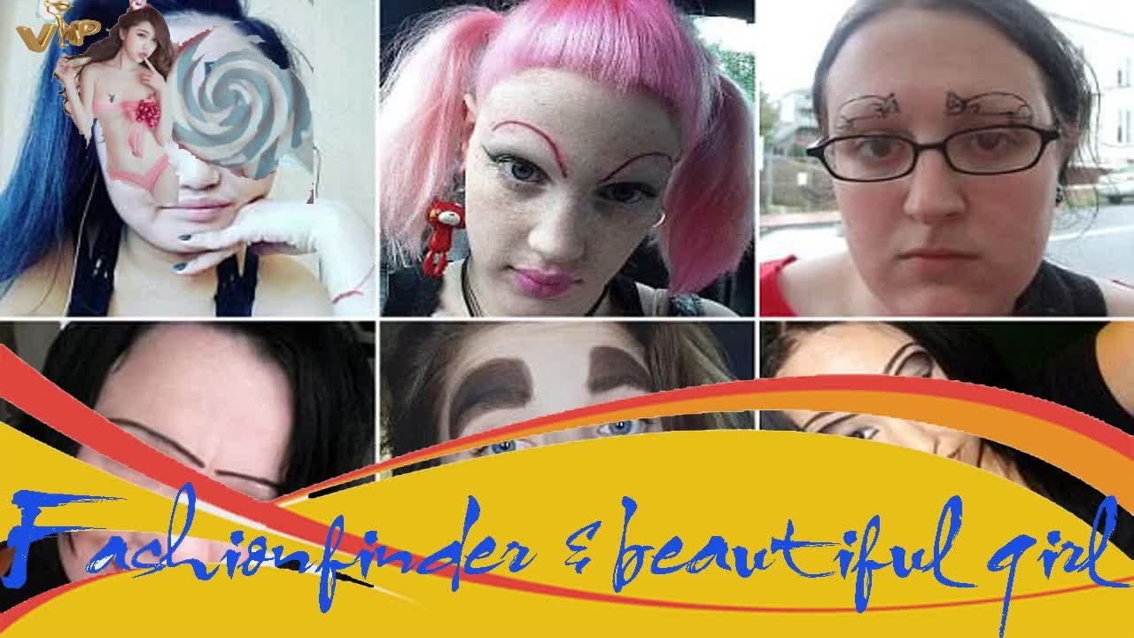 Hot Girl - Online gallery reveals women with very extreme eyebrows ...