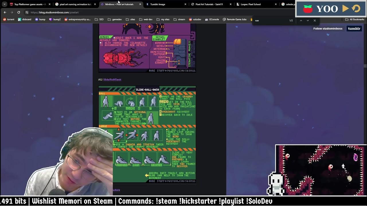🔴 Making a Precision platformer in godot | gamedev - YouTube