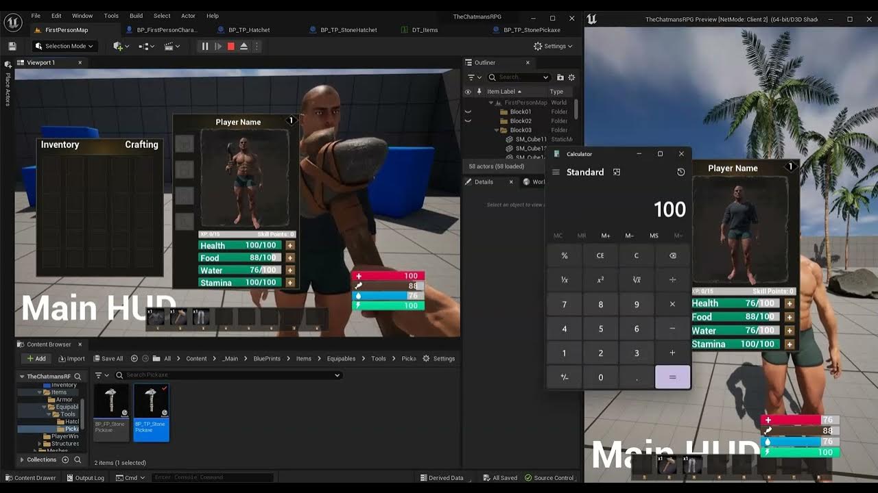 Ureal Engine 5 My first RPG ~ Armor Damage Reduction 14 - YouTube