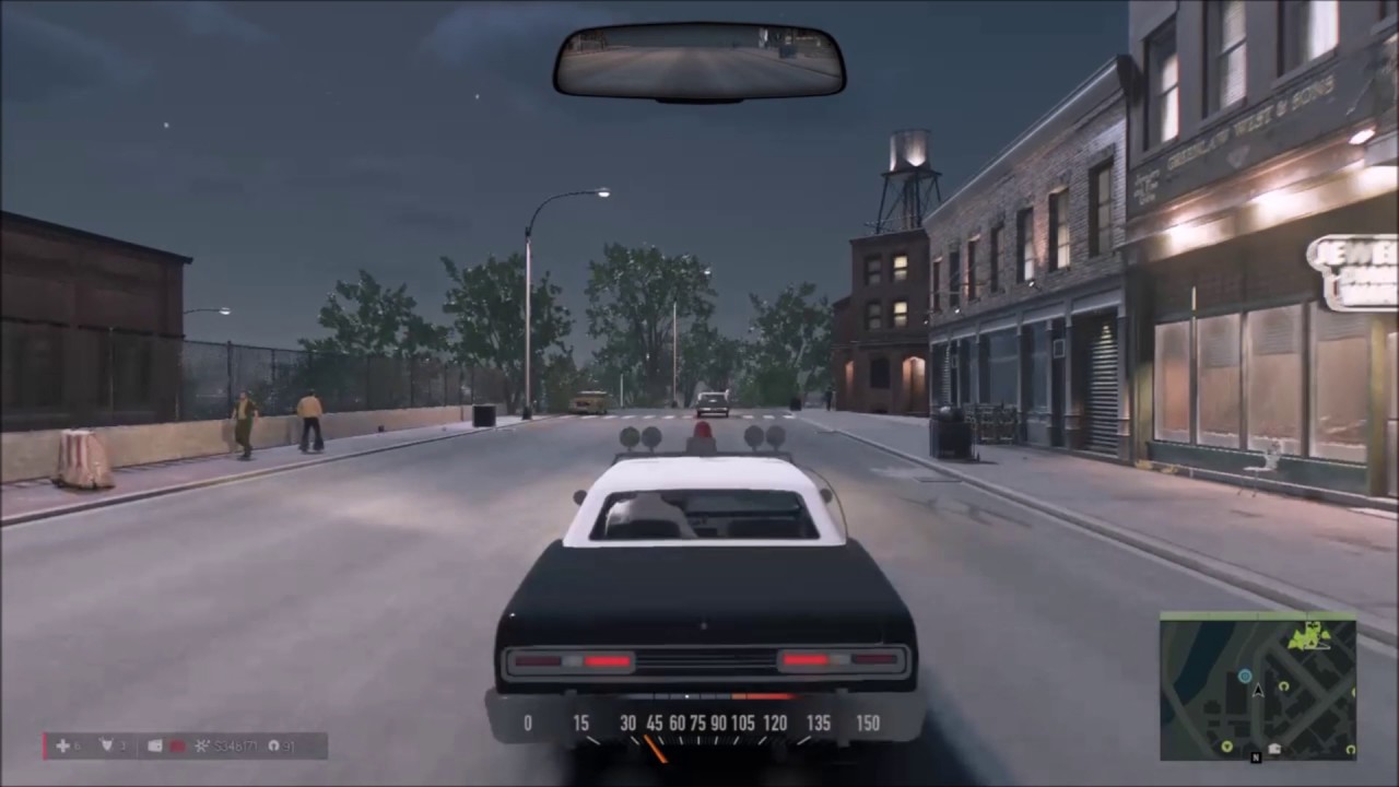 Mafia III - Police Car Spotlight - YouTube