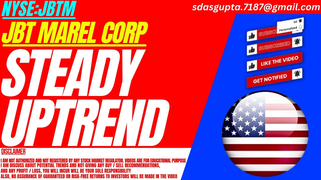STEADY UPTREND : JBTM STOCK ANALYSIS | JBT MAREL CORP STOCK - YouTube