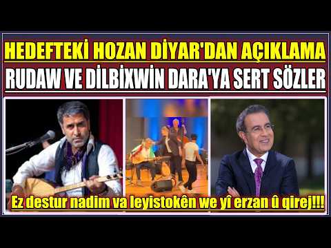 Hozan Diyar'dan Rudaw ve Dilbixwin Dara'ya sert sözler ! #diyardersim