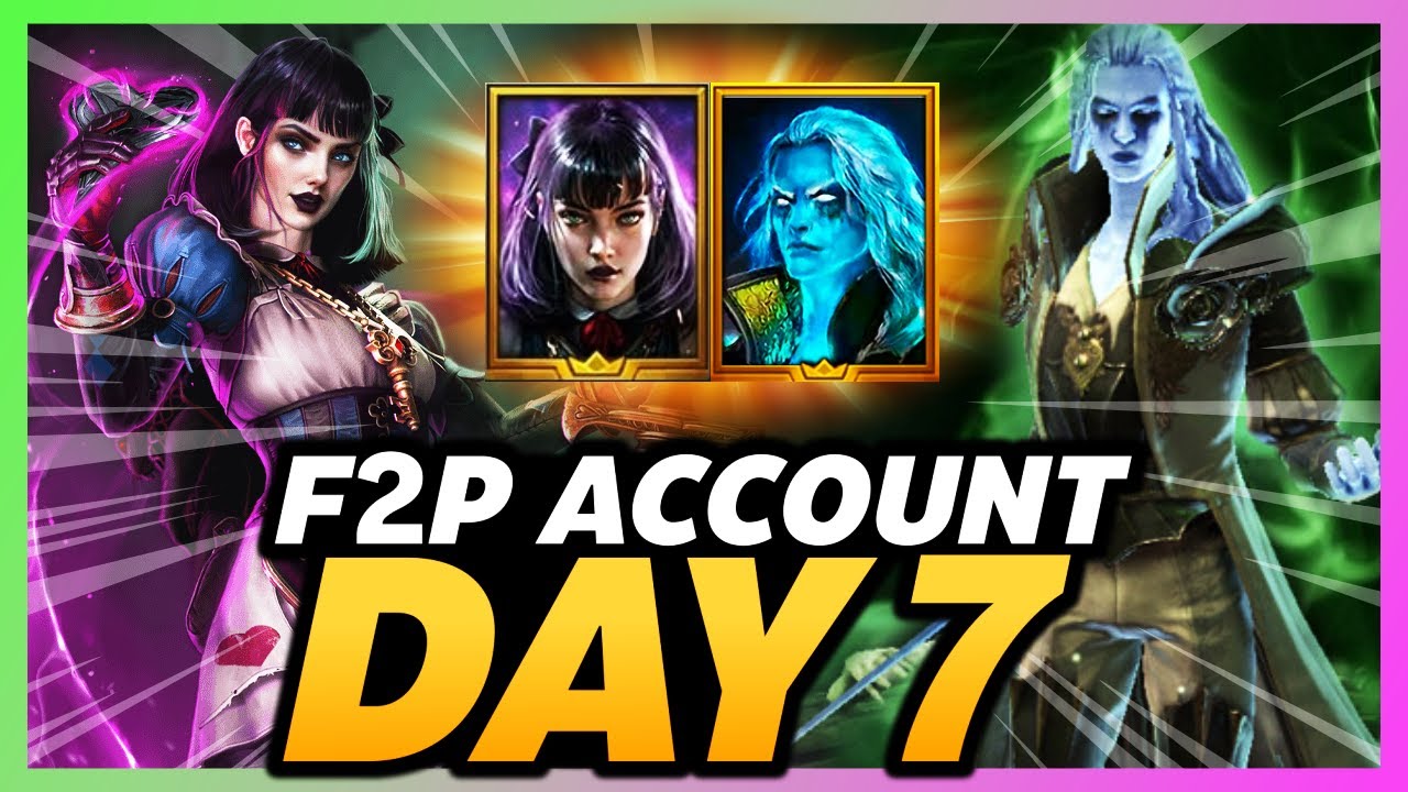 Insane Luck! My First 6 Star Unit! Day 7 F2P Progression Guide! [RAID SHADOW LEGENDS] - YouTube