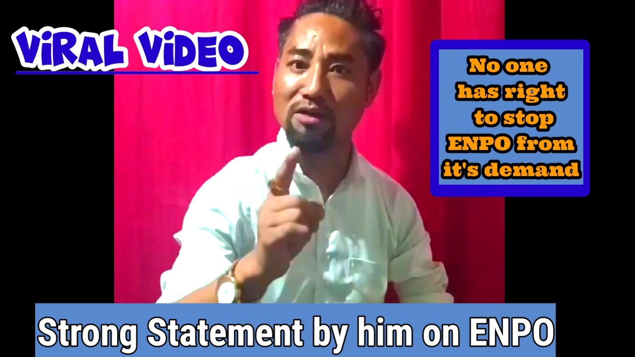 Strong Message by him on ENPO // Nagas must watch - YouTube