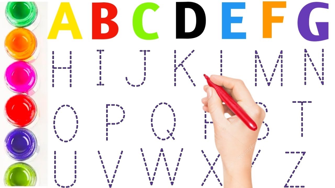 abcd alfabet nursary rightym for kids | a for apple b for ball | abcd ...