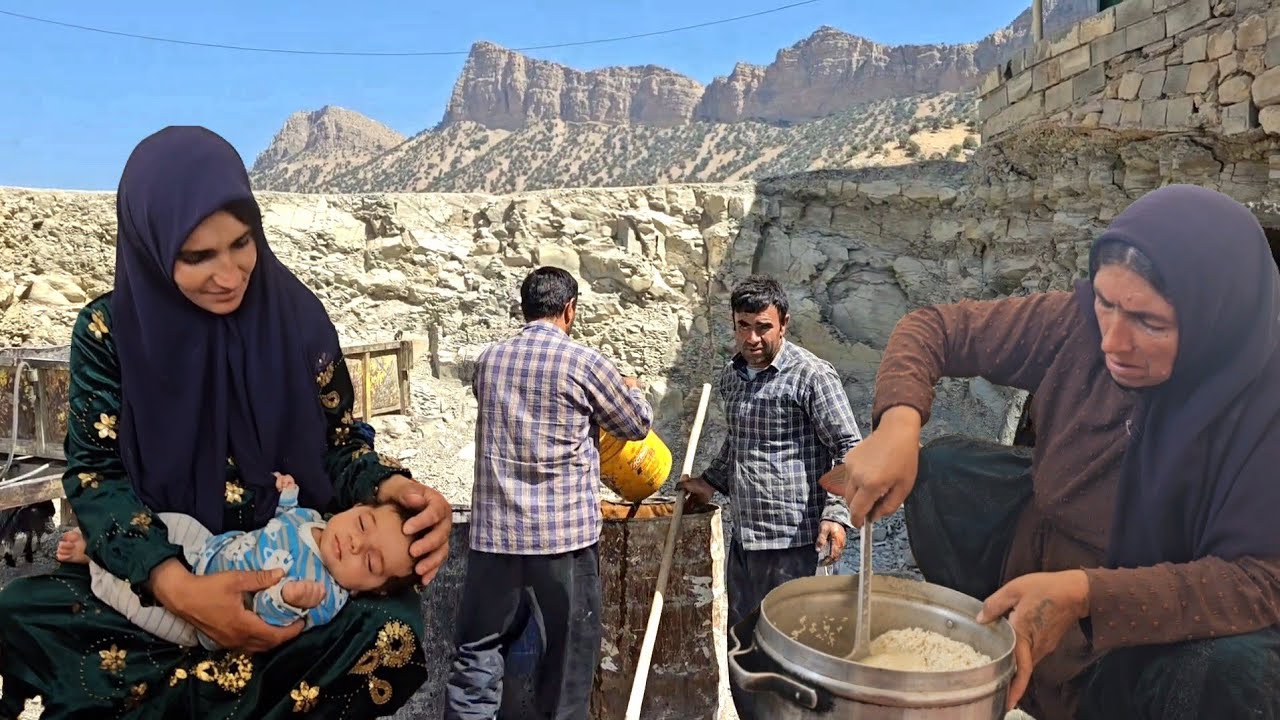 Family support: Mirza's help to her sister Sabjan in building a house ...