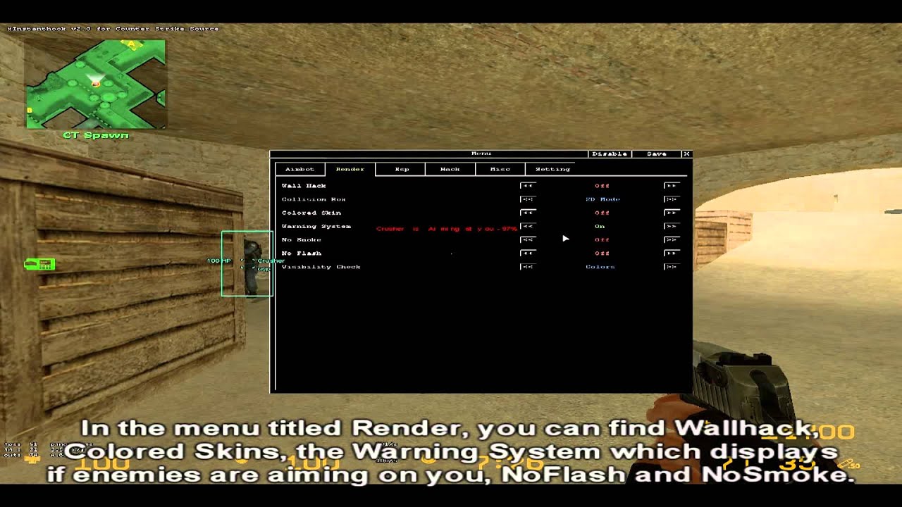 x22 xInstantHook v2.0 css cheat promotion - YouTube