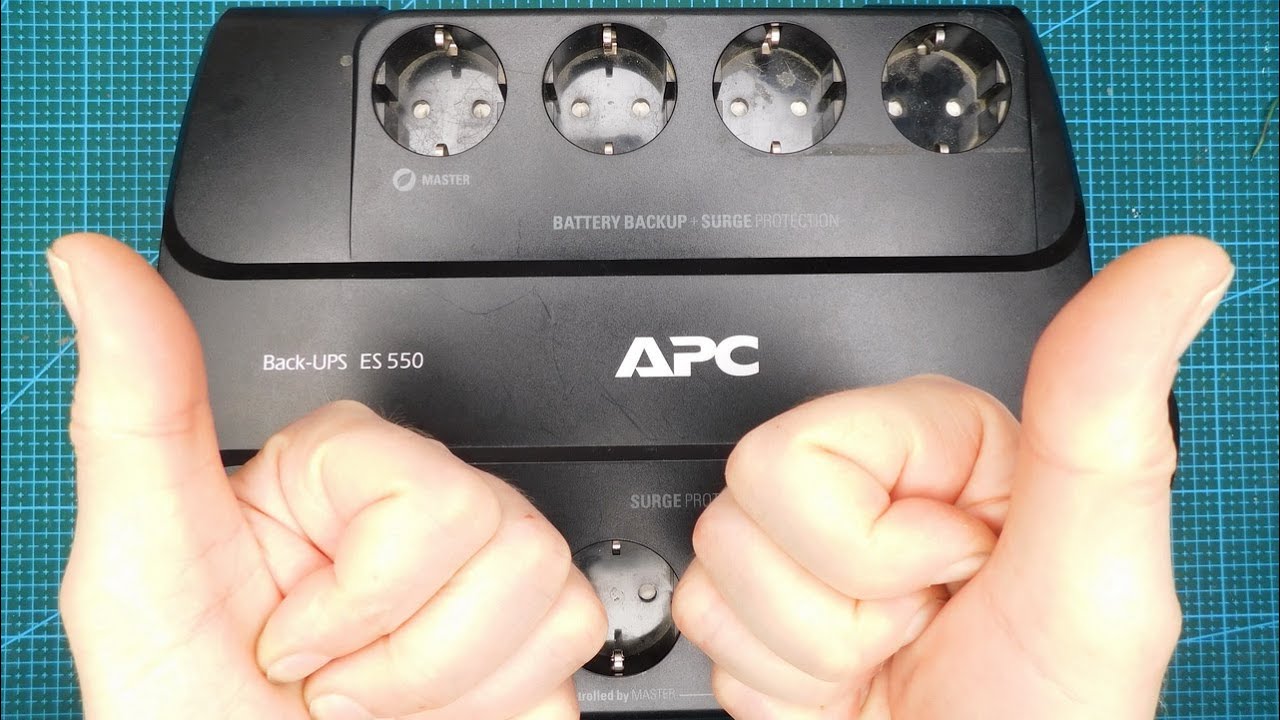 Как сделать ремонт бесперебойника APC ES 550 своими руками - YouTube