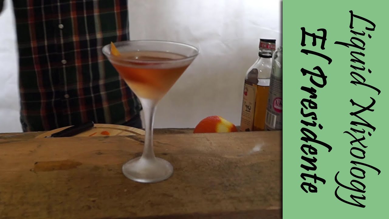 How to make a El Presidente cocktail - YouTube