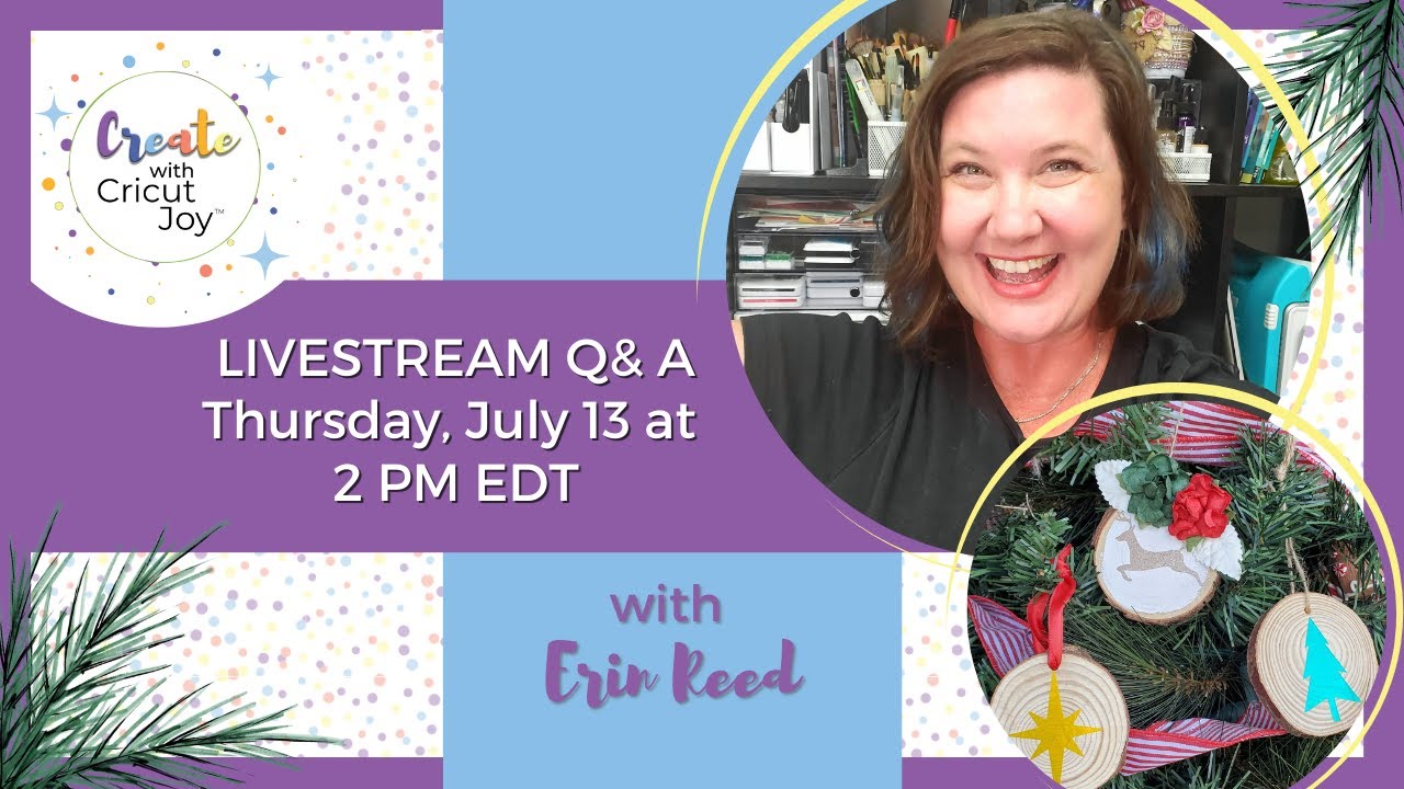 Create with Cricut Joy 2023 - Speaker Livestream with Erin Reed - YouTube