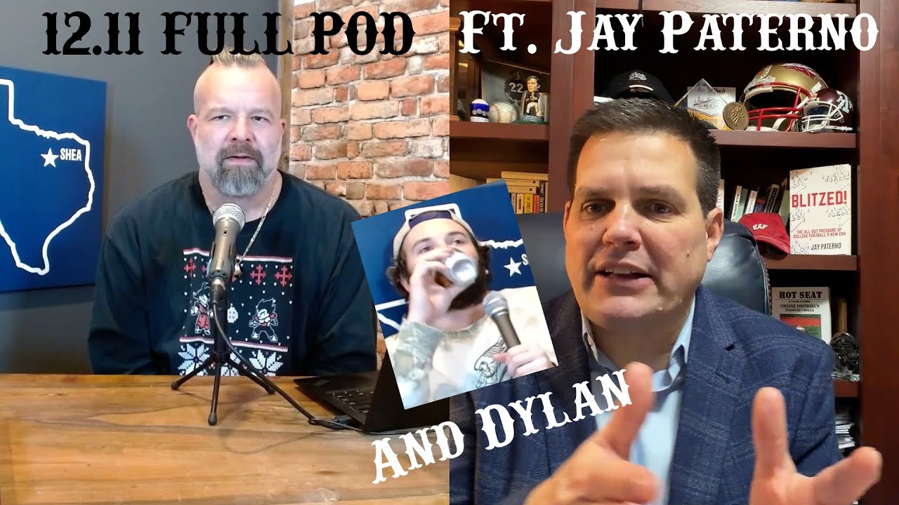 12.11 FULL POD: Jay Paterno joins the Pod, College Football, Eradicate ...
