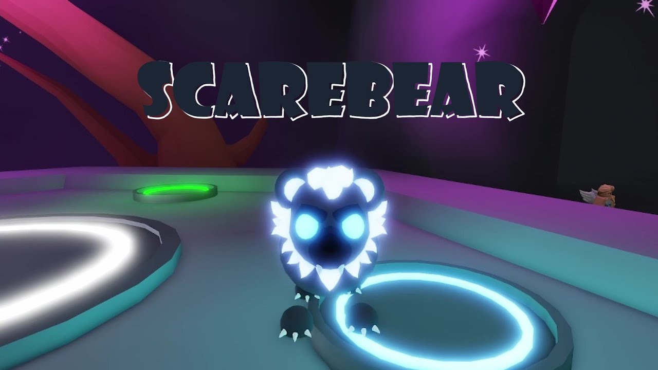 Neon Scarebear Adopt Me - YouTube