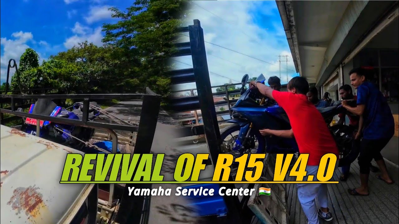 Yamaha R15 V4 Crash: The Journey to Repair at the Yamaha Service Centre ...