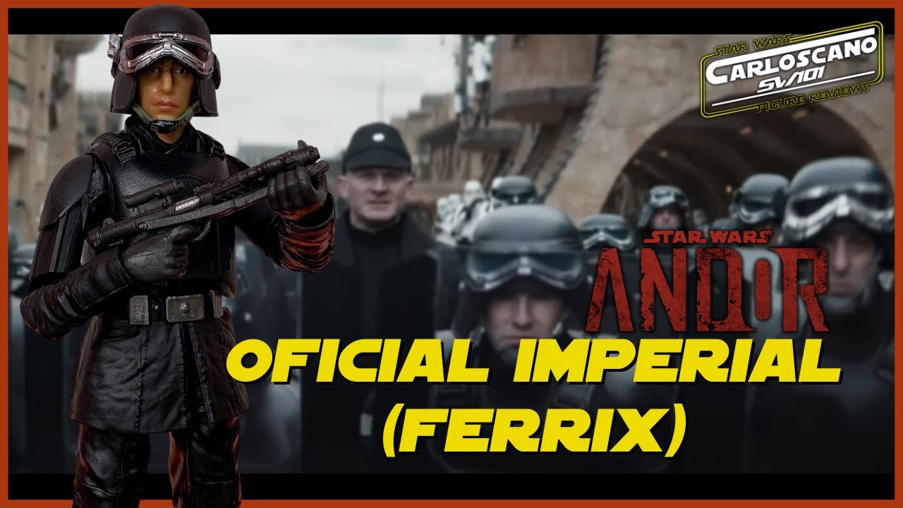🟠IMPERIAL OFFICER/OFICIAL (FERRIX) | ANDOR (The Black Series) Buen ...