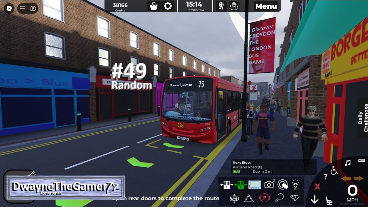 Gameplay #49: Random | Roblox Croydon the london transport game - YouTube