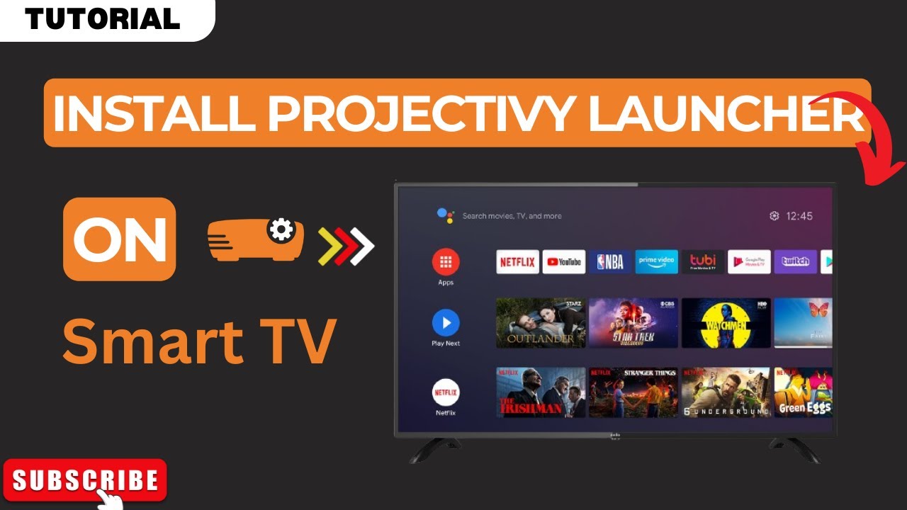 How to Install Projectivy Launcher App on ANY Smart TV 2025 (Easy ...