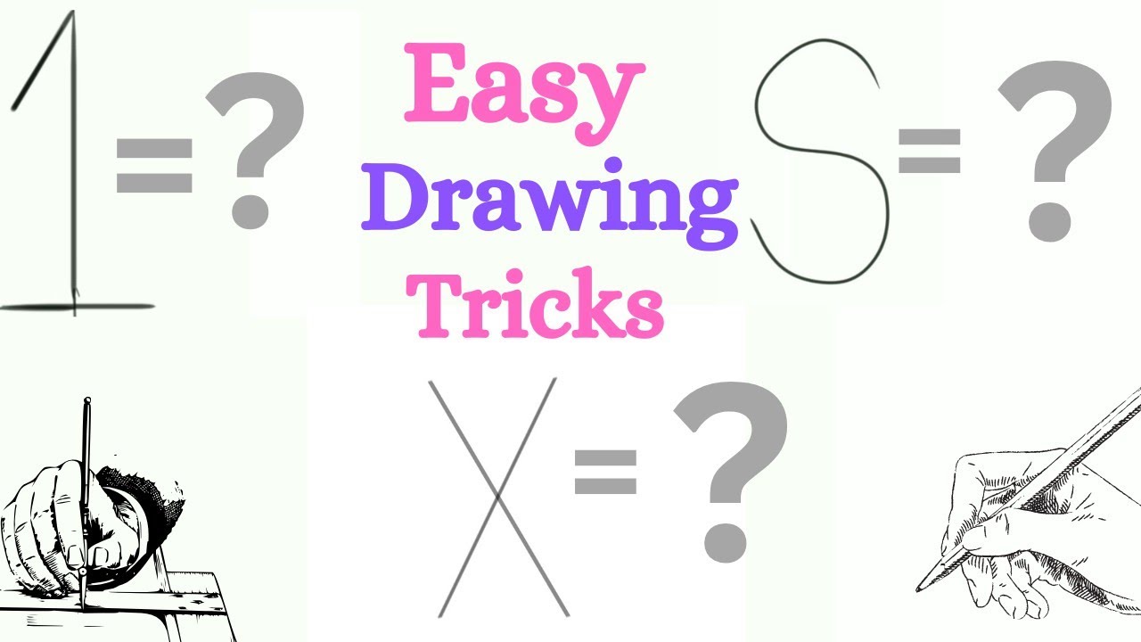 Easy drawing Tricks/ Easy Drawing - YouTube