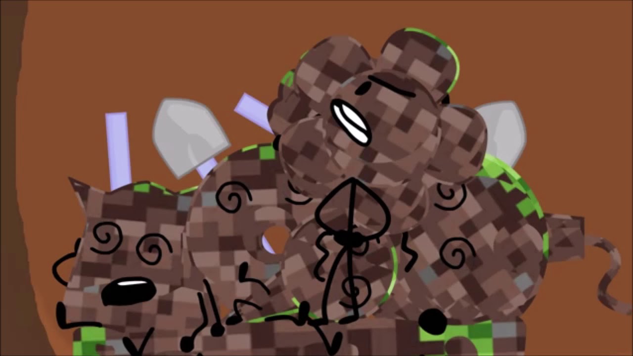 BFB 13-28 but everyone's a minecraft dirt - YouTube