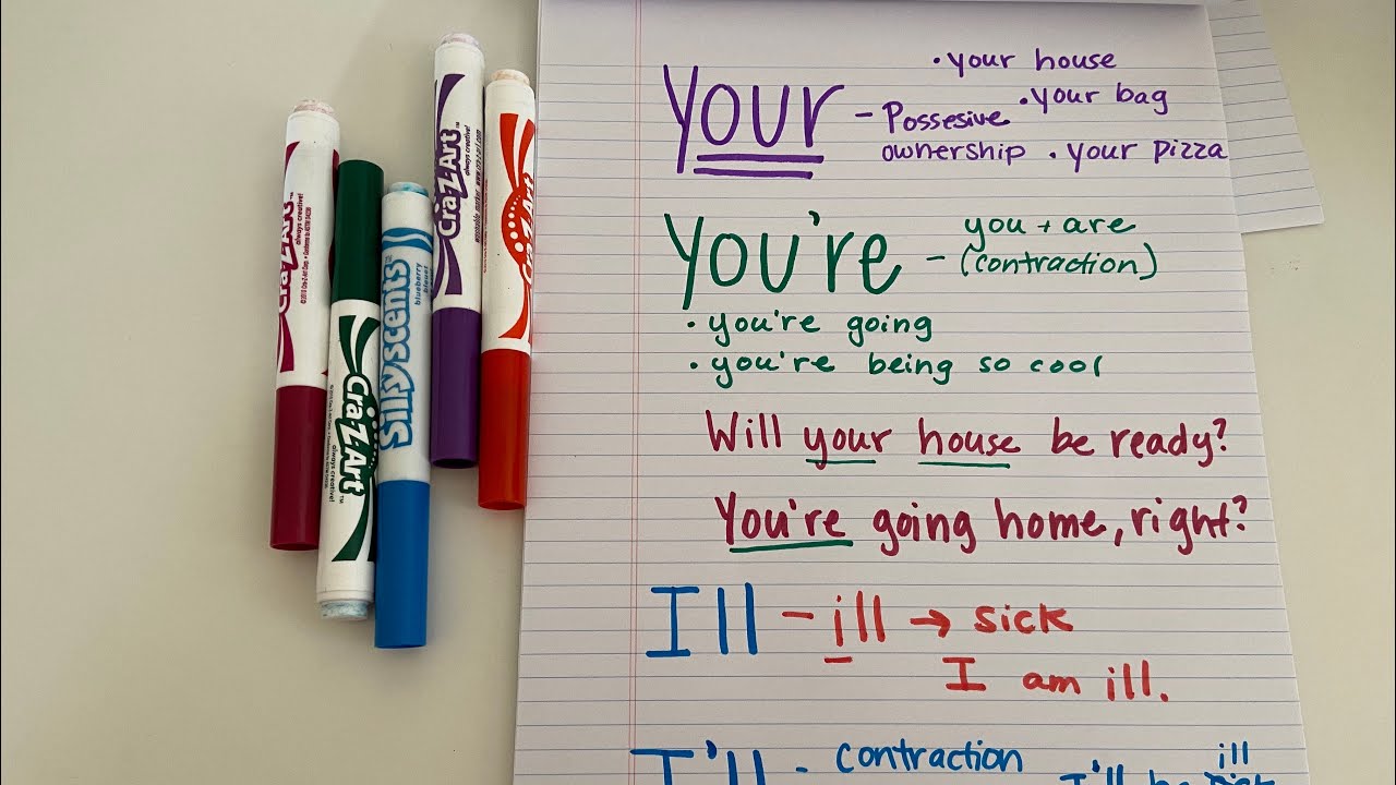 ASMR- English Grammar Mini Lesson #1 - YouTube