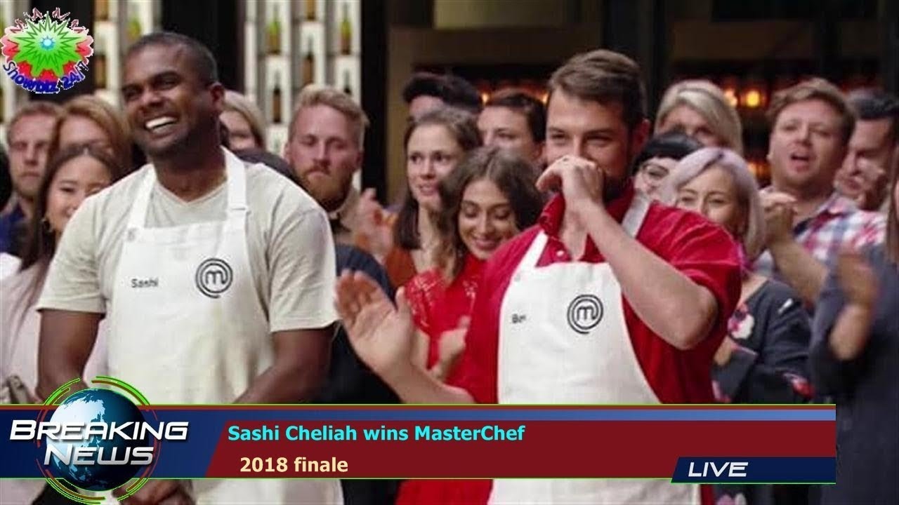 Sashi Cheliah wins MasterChef 2018 finale - YouTube