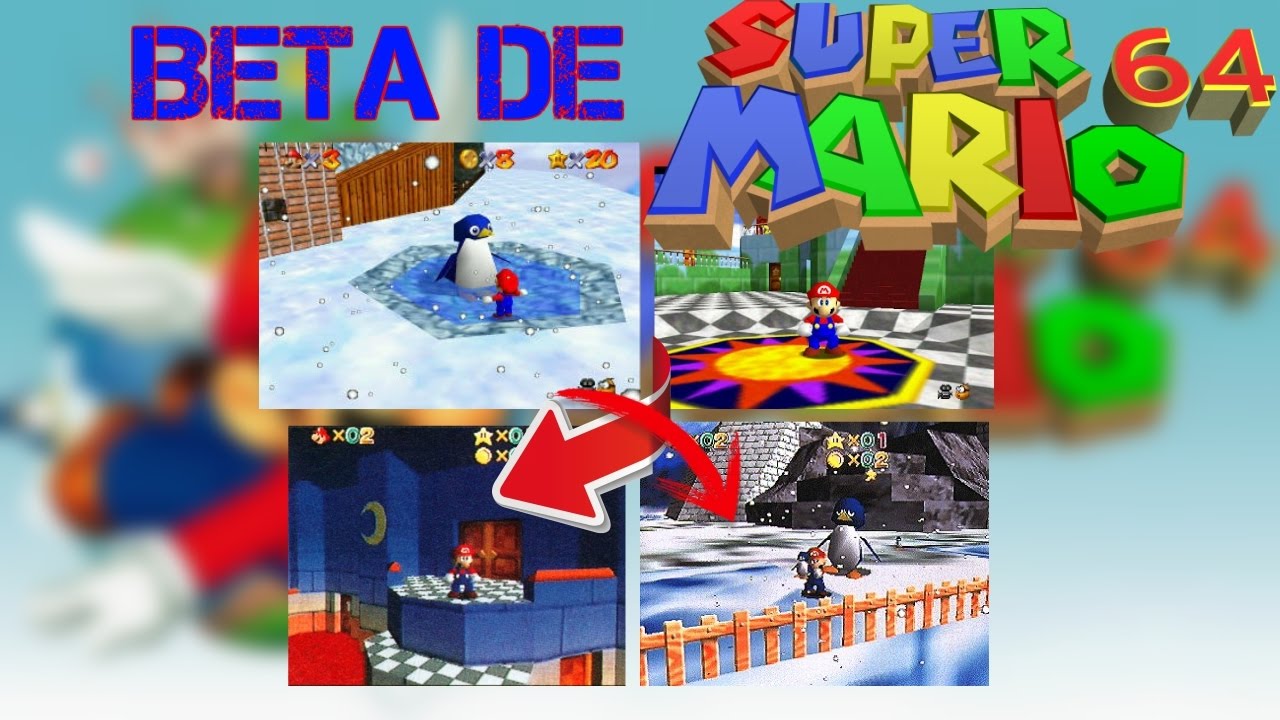La beta de super mario 64 - YouTube