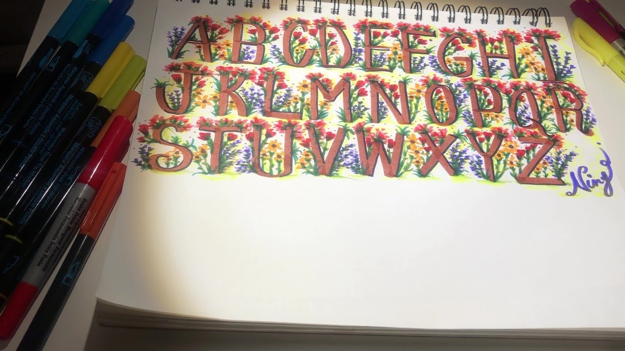 How to Draw - Calligraphy - YouTube