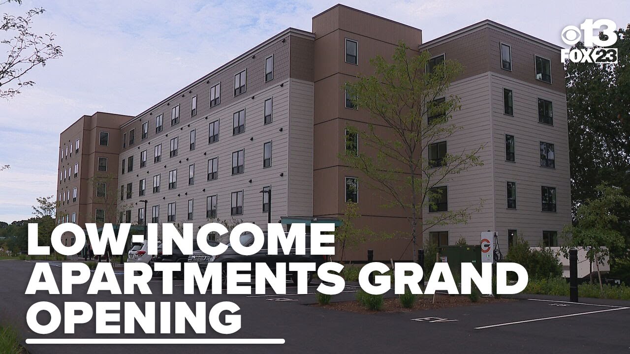 Grand opening held for low-income apartment building in Portland - YouTube