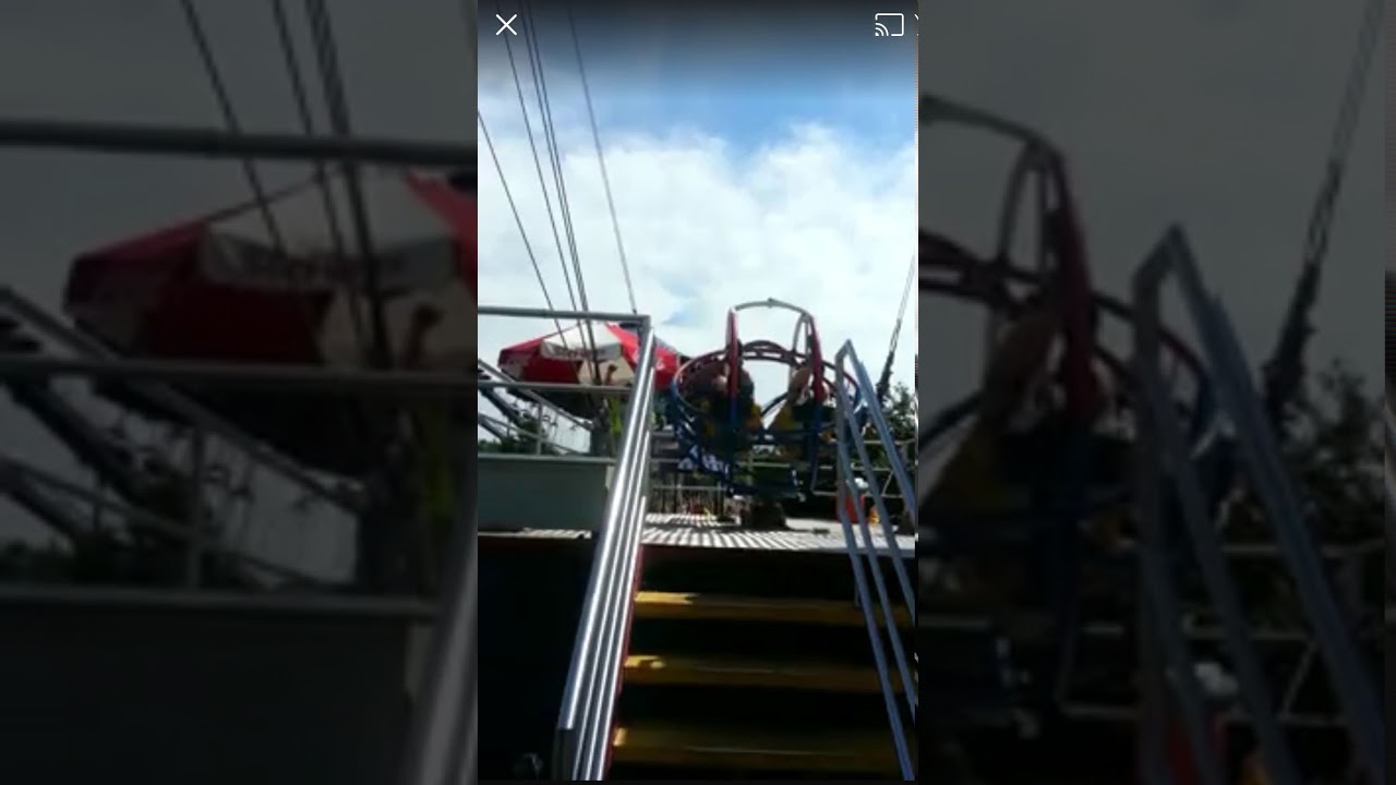 Six Flags New England Bungee Ball Ride - YouTube