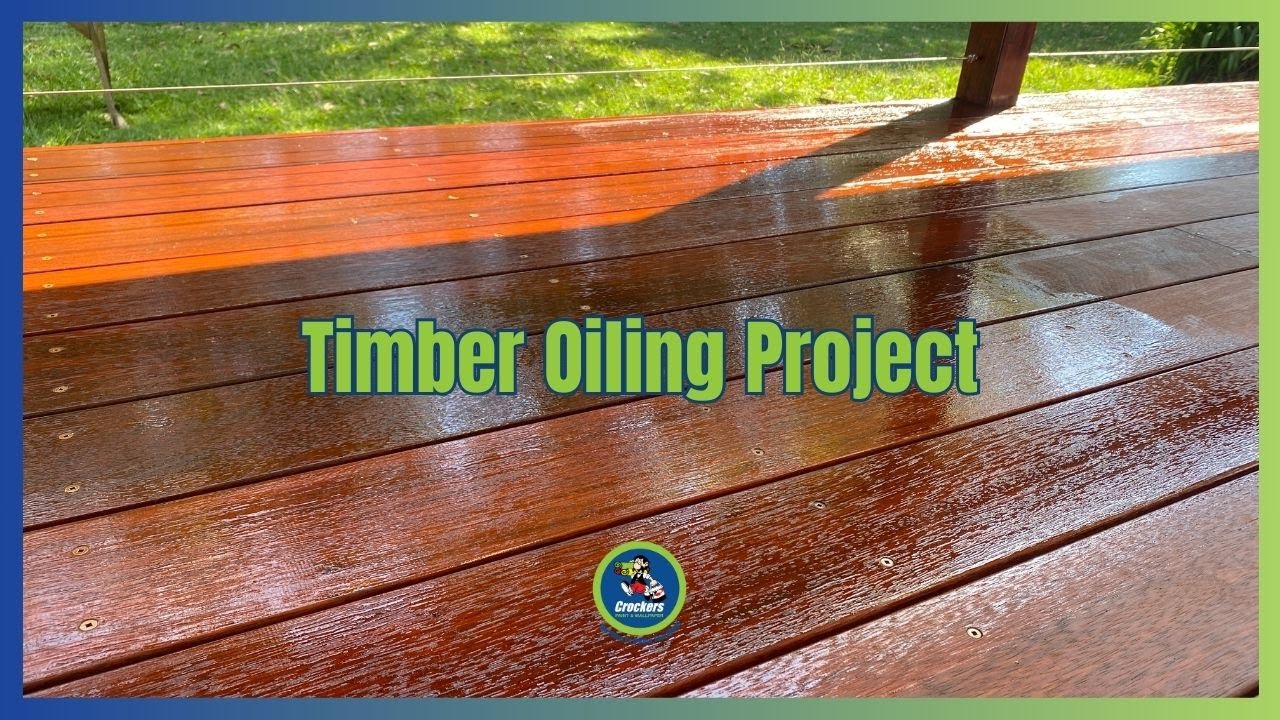 Timber Deck Oiling Project, How To Use Cutek Extreme | Crockers Paint ...