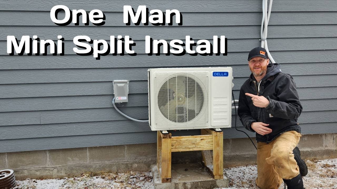 Della Mini Split Install/Step by Step - YouTube