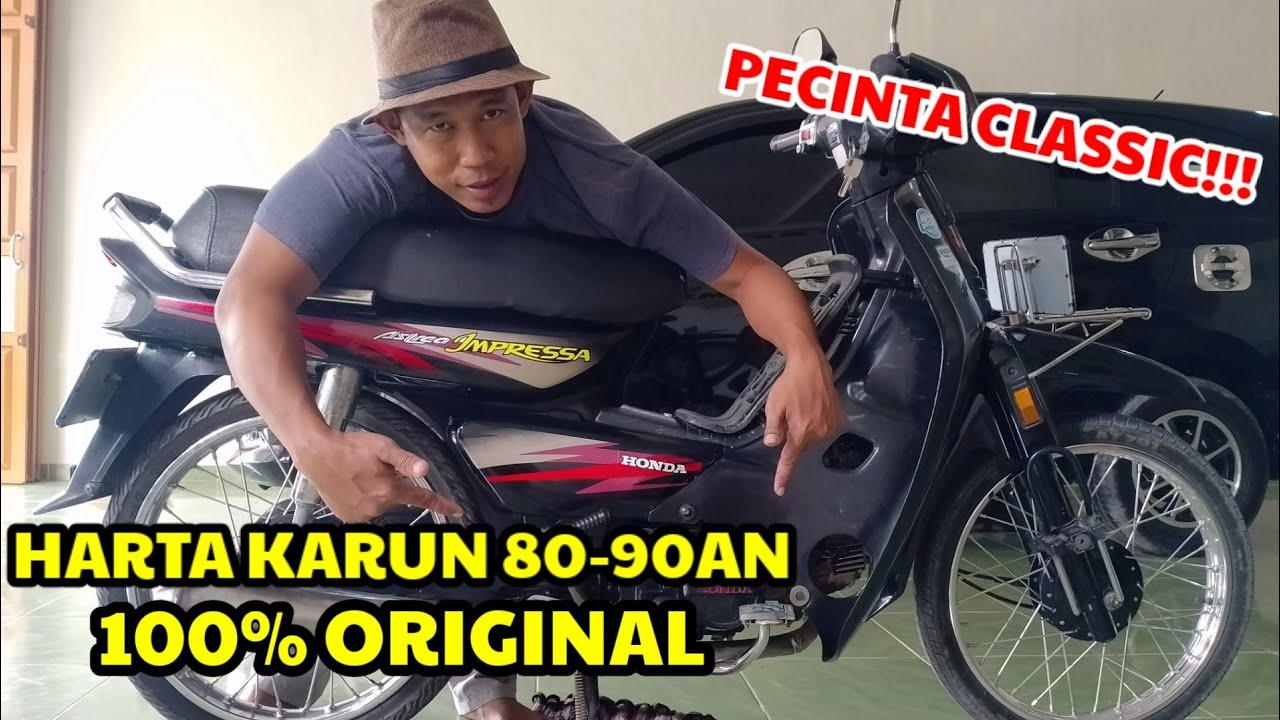 100% Original! Review Honda Astrea Grand 80-90an Motor Tua untuk Harian ...