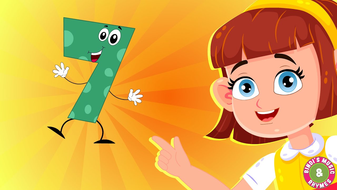 Numbers Song | Number 7 | Nursery Rhymes for Kids | Bindi's Music ...