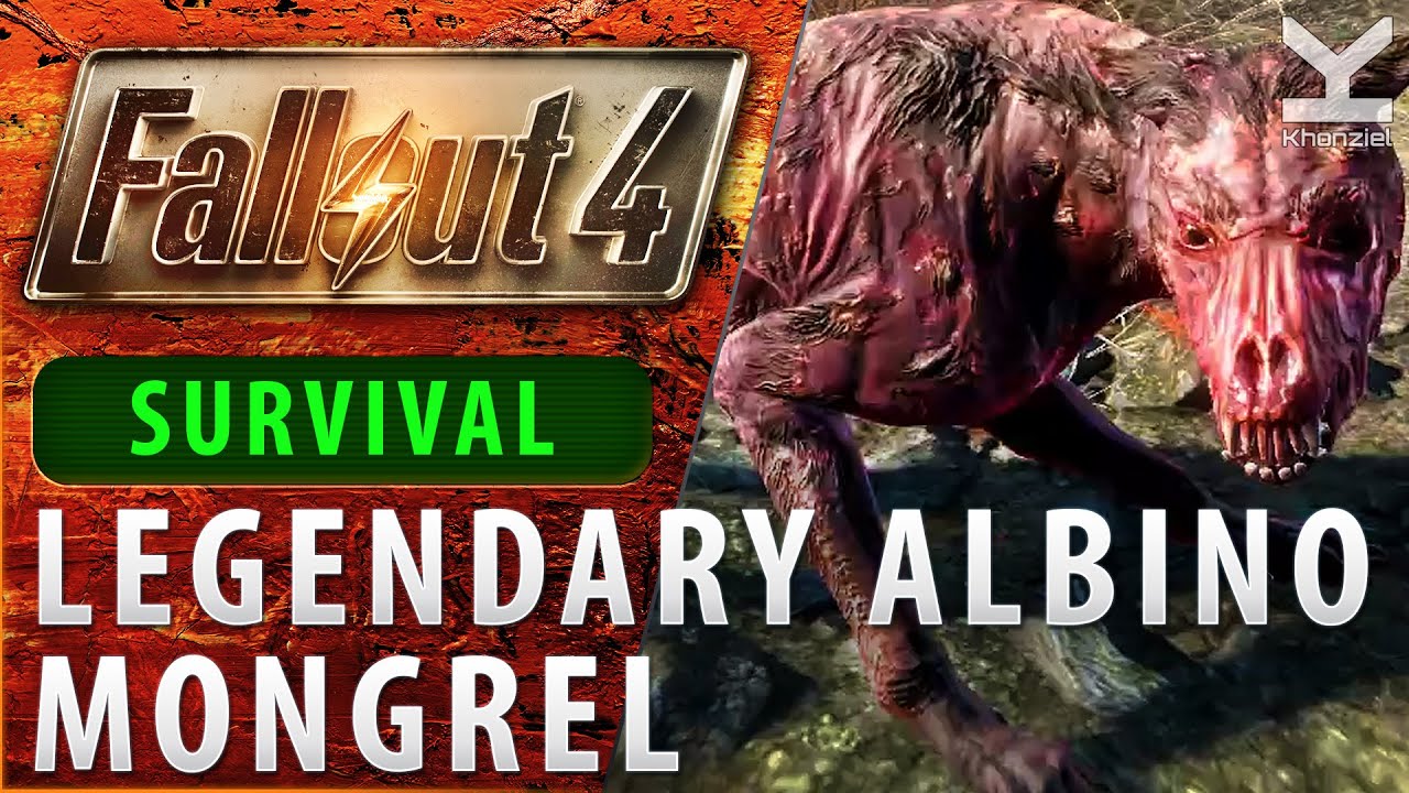 Fallout 4 - Legendary Albino Mongrel - SURVIVAL - Near the Longneck ...